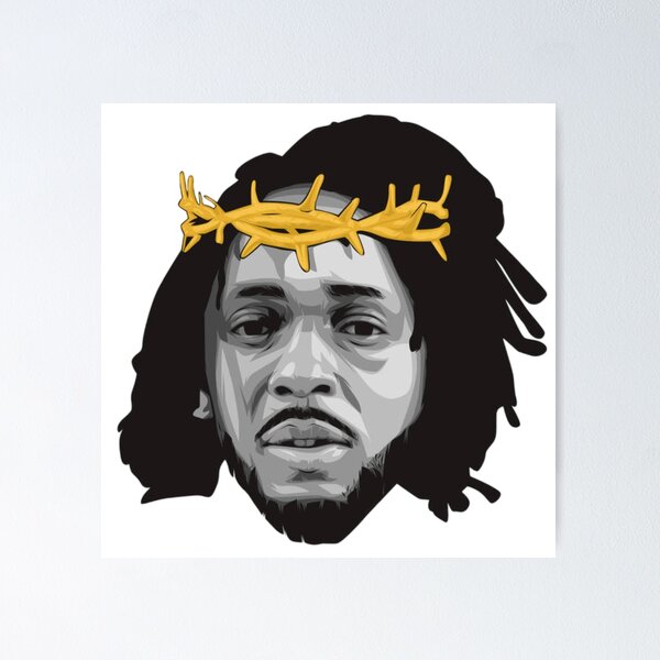 "Black And White Rapper Head" Poster for Sale by billiasbros | Redbubble