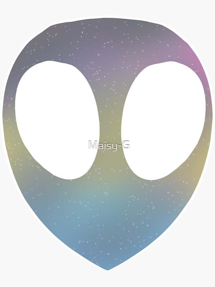 "Pan Pride Alien (Pastel)" Sticker for Sale by Maisy-G | Redbubble