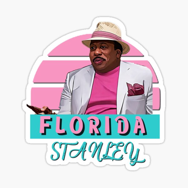 "Florida Stanley The Office" Sticker for Sale by RetroPine | Redbubble