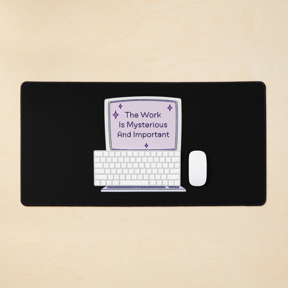 "Severance The Work Is Mysterious and Important" Sticker for Sale by ...