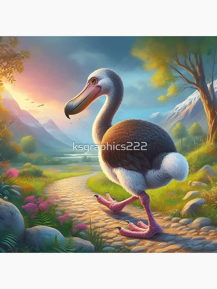 "Dodo Bird Art #19 | Dodo Bird Lovers" Sticker for Sale by ...
