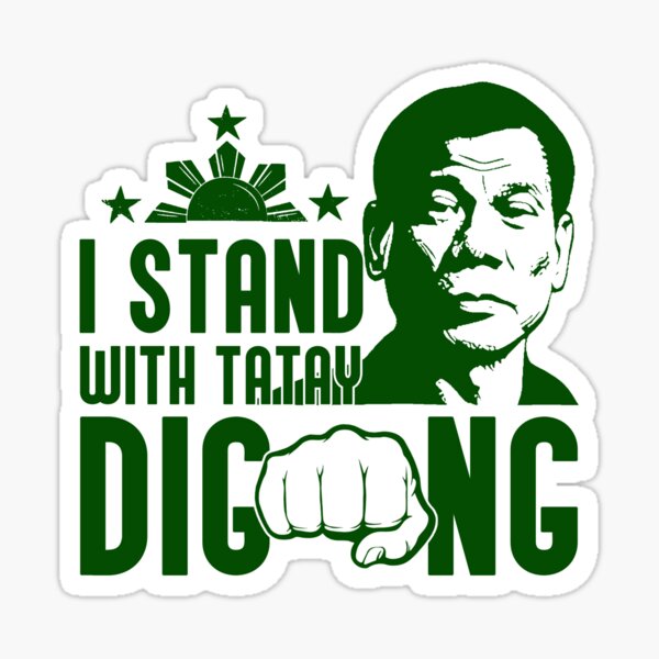 "I Stand with Tatay Digong - Duterte Supporter FPRRD PRRD Bring Him ...