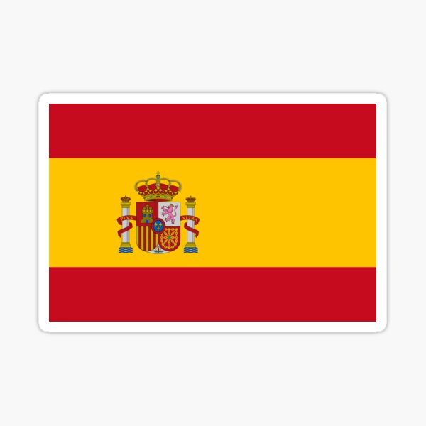 "Spain flag" Sticker by YaelleDark | Redbubble