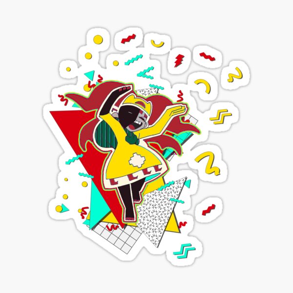"Taski Maiden | Ena Dream BBQ | 90s Design" Sticker for Sale by Eroshi ...