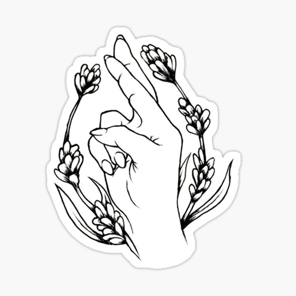 "Crossed Fingers" Sticker for Sale by Gwenpai | Redbubble
