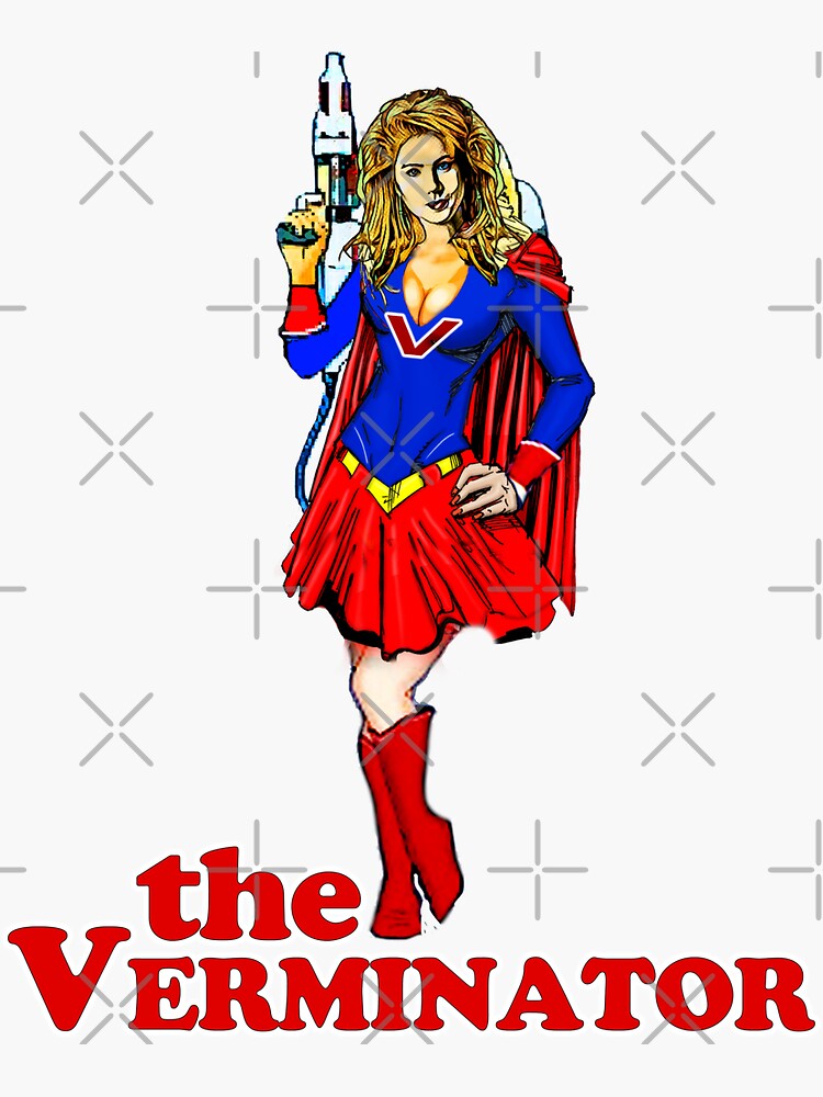 "the Verminator" Sticker for Sale by JTK667 | Redbubble