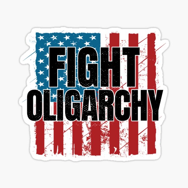 "Fight Oligarchy Bold Grunge Design – Bernie Sanders Fighting Oligarchy ...