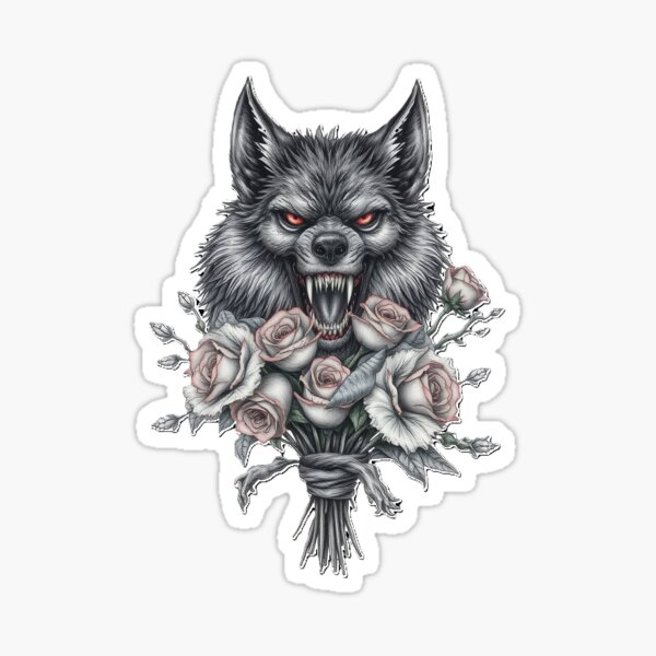 "bouquet of dogman" Sticker by TatiVirgilio | Redbubble
