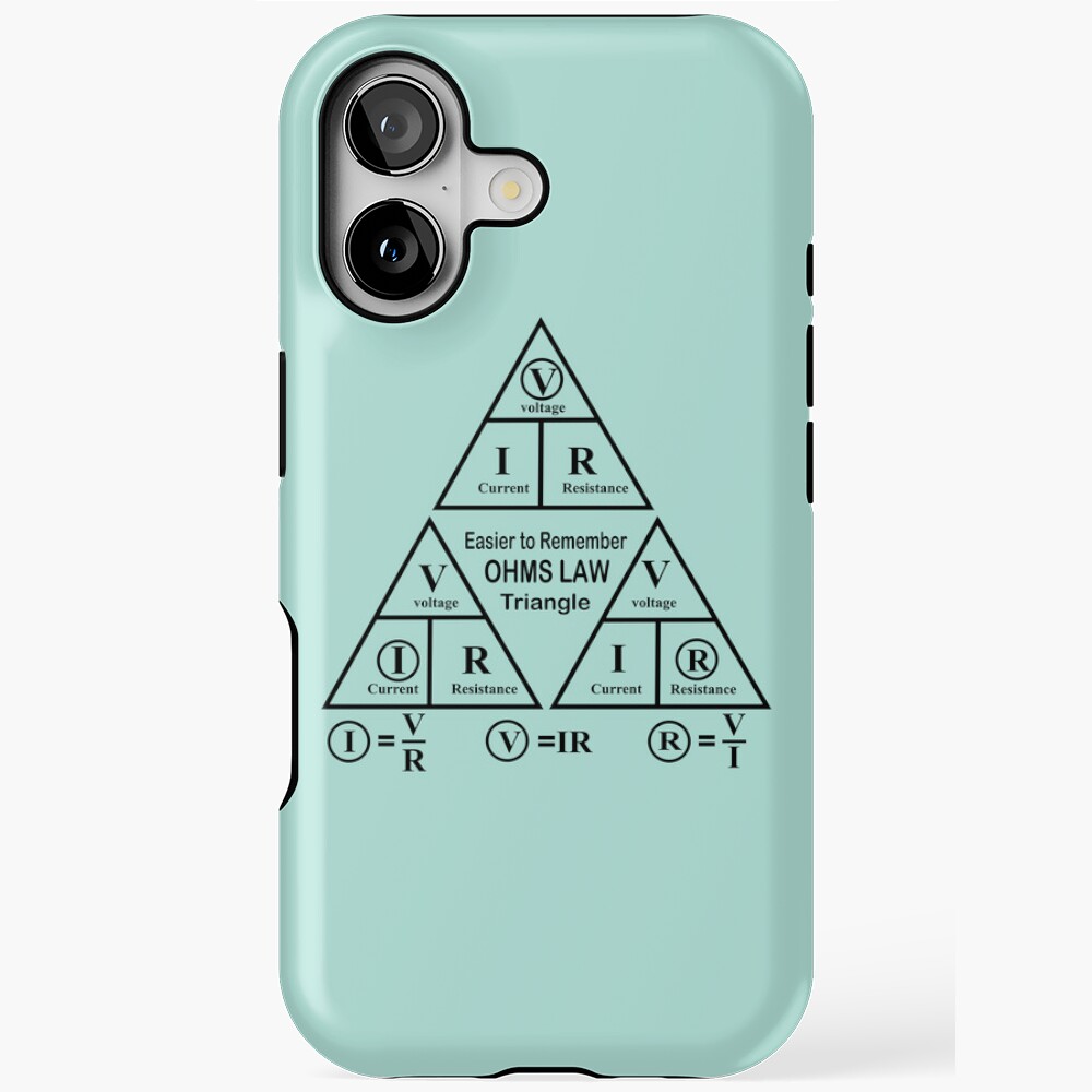 "Ohms Law formula Triangle Sticker- easy way to remember ohm's law for ...