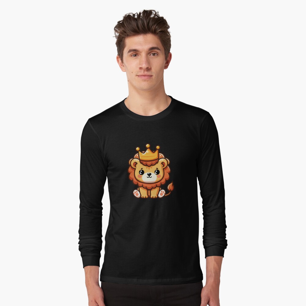 "Lion with crown" Sticker for Sale by Delidream | Redbubble