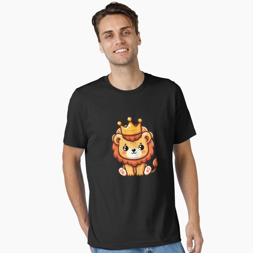 "Lion with crown" Sticker for Sale by Delidream | Redbubble