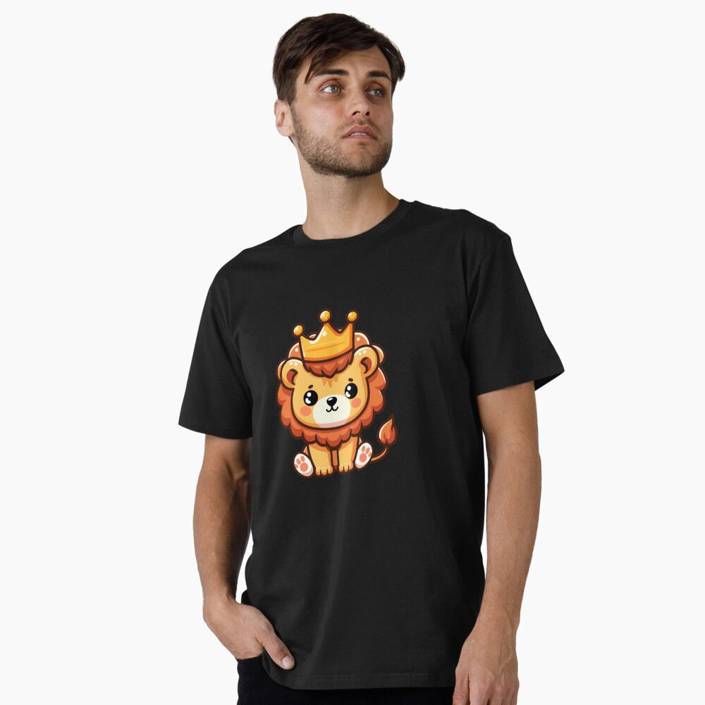 "Lion with crown" Sticker for Sale by Delidream | Redbubble