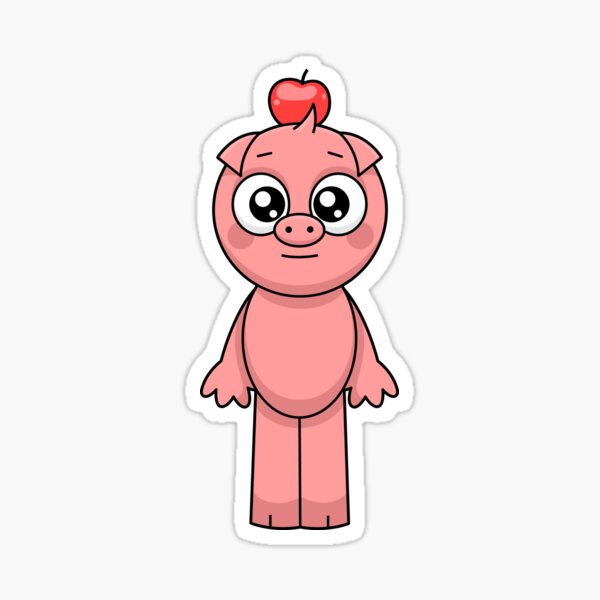 "Abgerny Peter Incredibox Sprunkies Cute Character Design" Sticker for ...