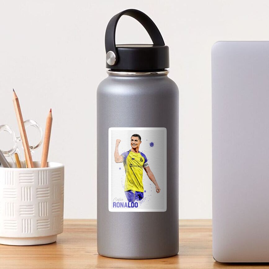 "Cristiano Ronaldo Al Nassr Football Sticker" Poster for Sale by ...