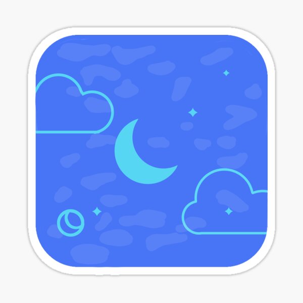 "Sleepy Sticker" Sticker for Sale by Color-Toonix | Redbubble