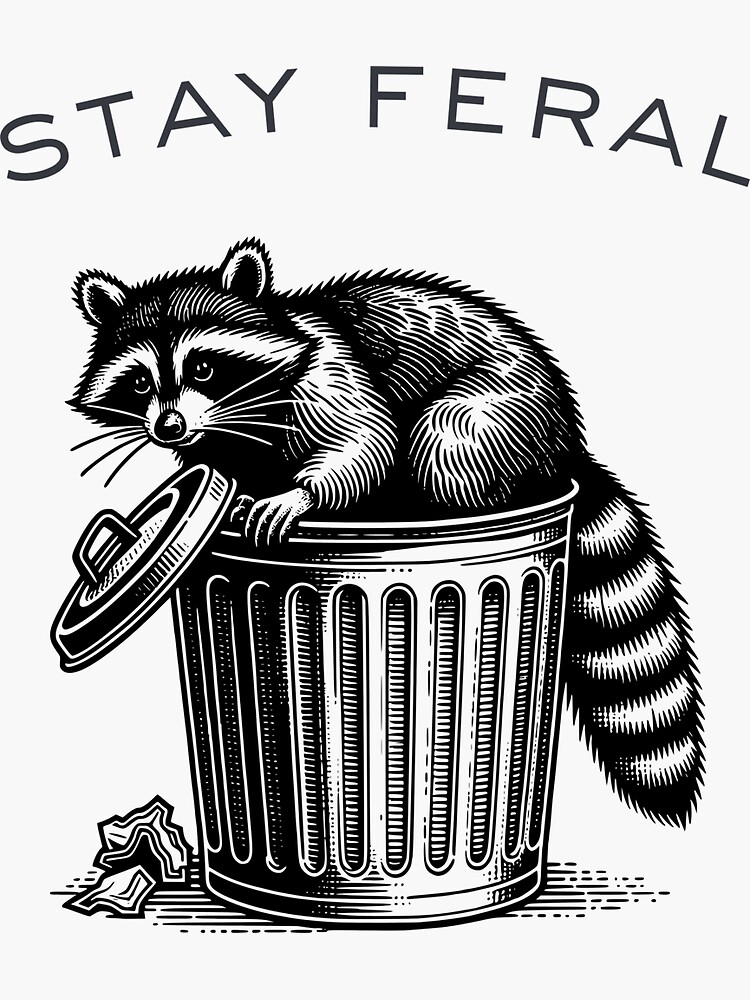 "DM Setti - Stay Feral" Sticker for Sale by Mother-Nerd-Pro | Redbubble