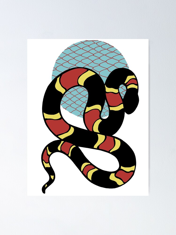 "Eastern Coral Snake" Poster by cinimuffin | Redbubble