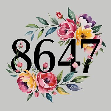 "8647 Subtle Anti Trump Boho Style Watercolor 86 47 Resist, Womens ...