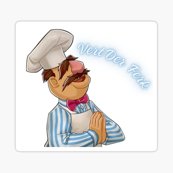 "The Swedish Chef Sesame Street" Sticker for Sale by crtrhayley | Redbubble