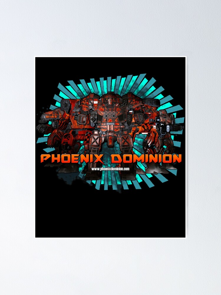 "Phoenix Dominion Logo" Poster for Sale by Freddiearcher | Redbubble