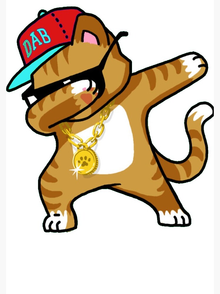 "DABBING CAT funny dabbing animal shirts kitten dab" Spiral Notebook ...