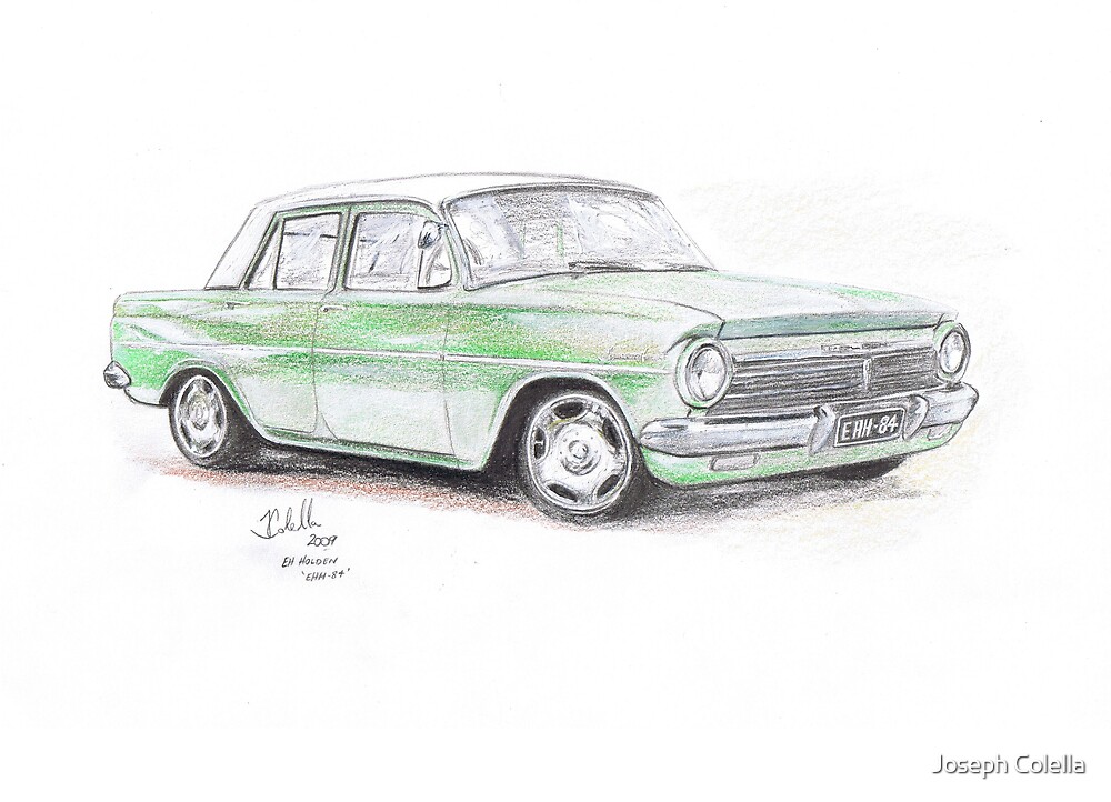 "EH Holden 'Green Machine'" by Joseph Colella | Redbubble