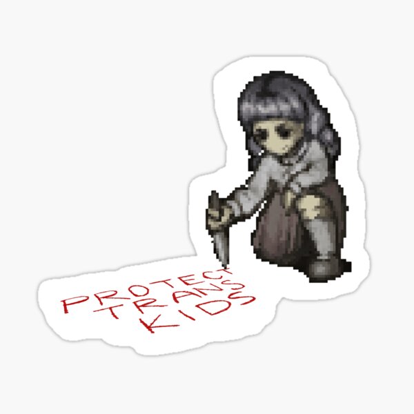 "Marina Funger Protect Trans Kids" Sticker for Sale by JoicePozzi ...