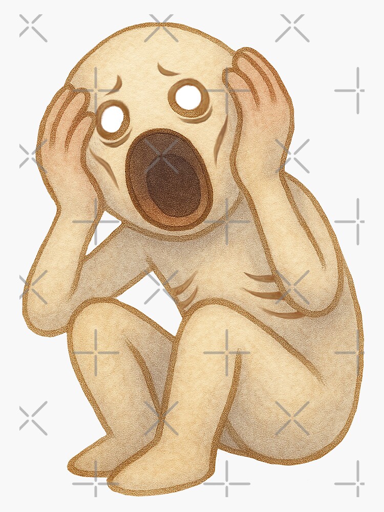 "SCP-097 Doodle Shy Guy" Sticker for Sale by SealPoint | Redbubble