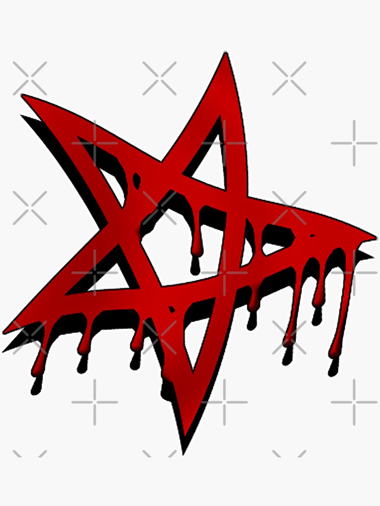 "PENTAGRAM " Sticker by VixxxenDesigns | Redbubble