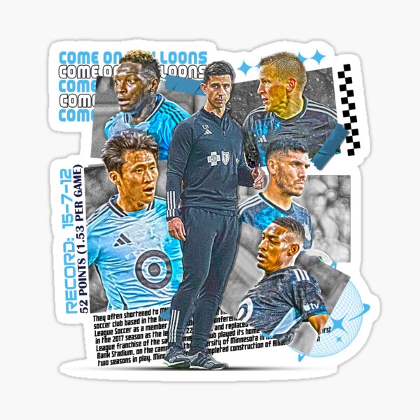 "Minnesota Soccer Team Squad Design " Sticker for Sale by KSai16 ...