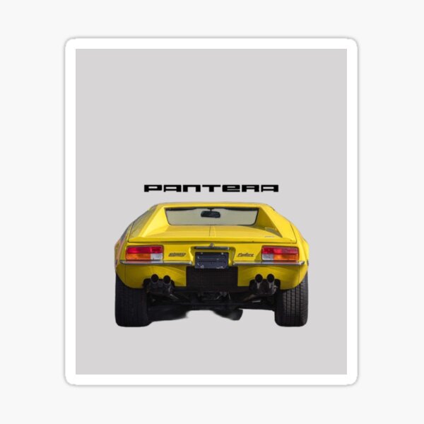 "Pantera – Classic Muscle Meets Italian Flair" Sticker for Sale by ...
