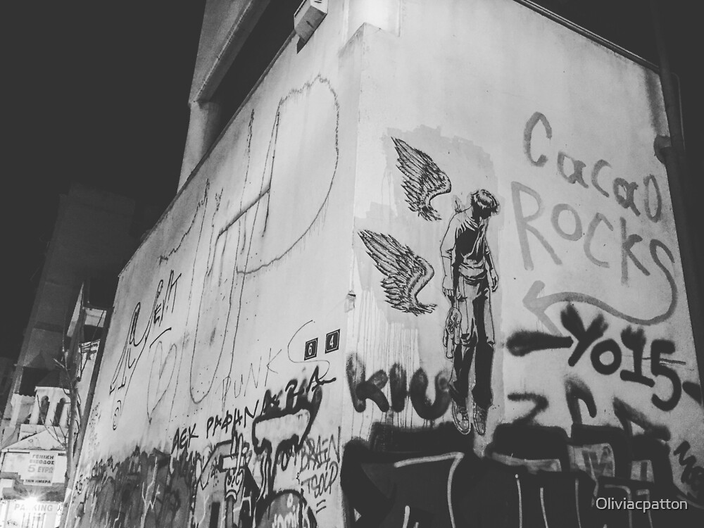 "Fallen Graffiti" by Oliviacpatton | Redbubble