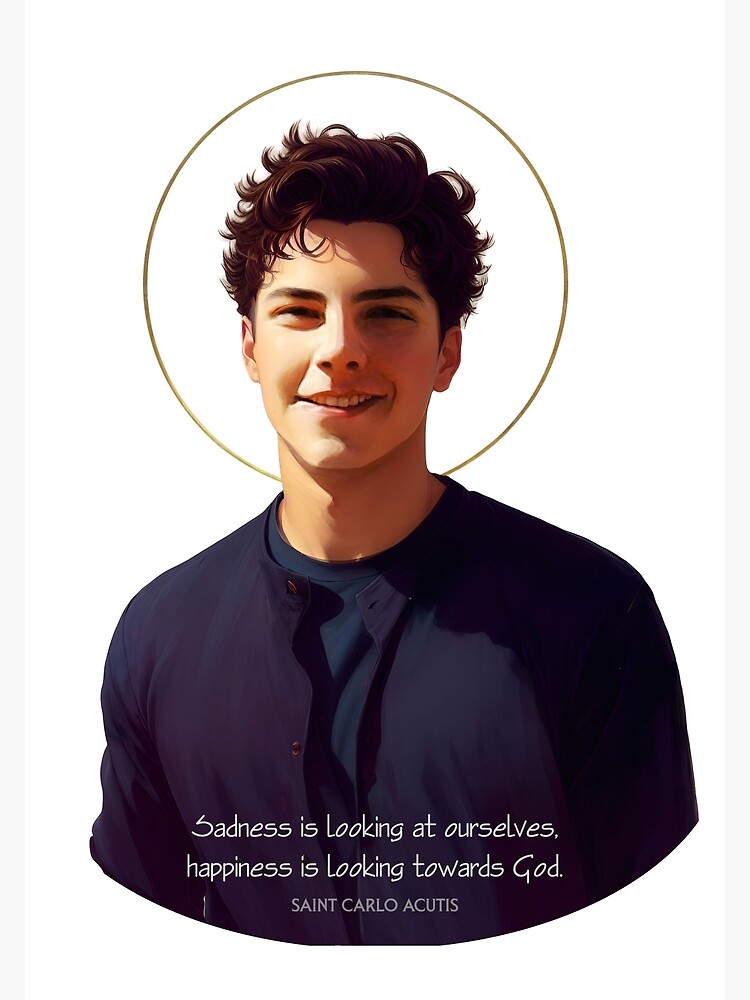 "Saint Carlo Acutis, First Millennial Saint" Poster for Sale by ...