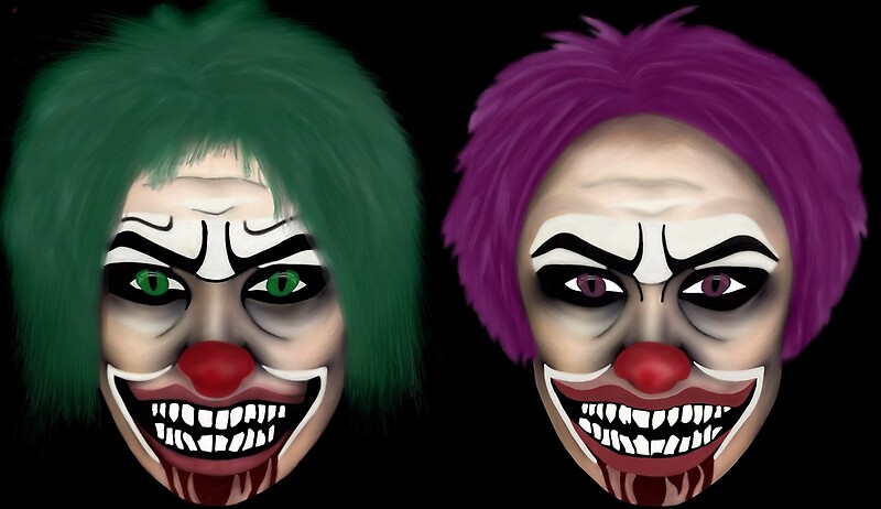 "Freakshow Clowns" by BURPdesigns | Redbubble