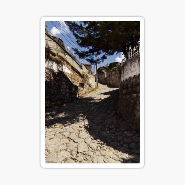 "Walking The Streets Of Santa Lucia - 3 ©" Sticker by PrinceJohn ...