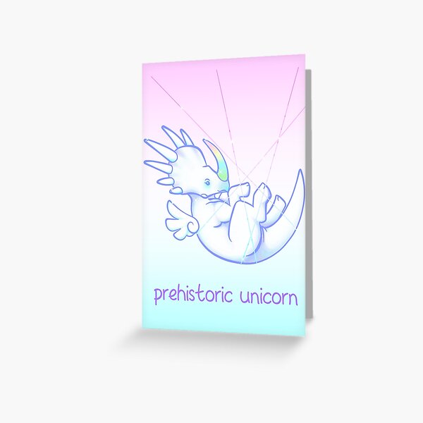"Dinosaur - Prehistoric Unicorn - Styracosaurus" Greeting Card by ...