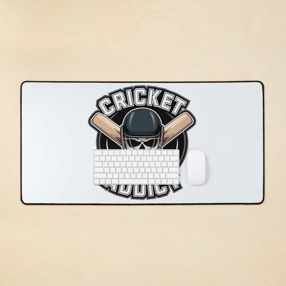 "Cricket Addict – Hardcore Cricket Fan Design" Sticker for Sale by ...