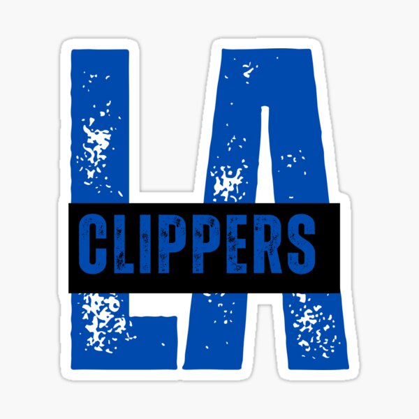 "LA clippers logo" Sticker for Sale by NsNmG | Redbubble