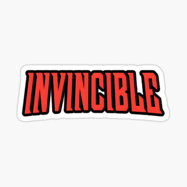 "Red Invincible Logo" Sticker for Sale by TwoKayPie | Redbubble