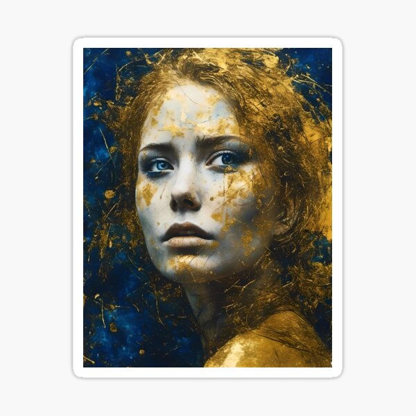 "Astrid" Sticker for Sale by NereidCanvas | Redbubble