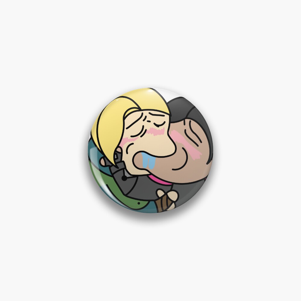 "Mio and Zoe Kissing meme" Sticker for Sale by OceanTSQ | Redbubble