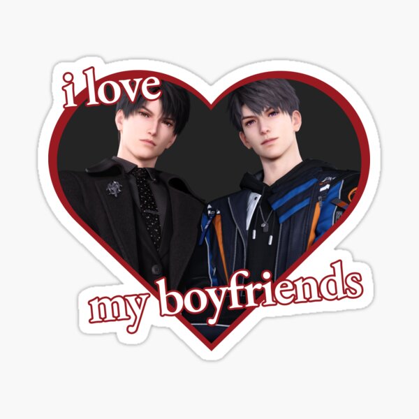 "Love & Deepspace | Zayne and Caleb | Otome Game | LADS | Zayne Sticker ...