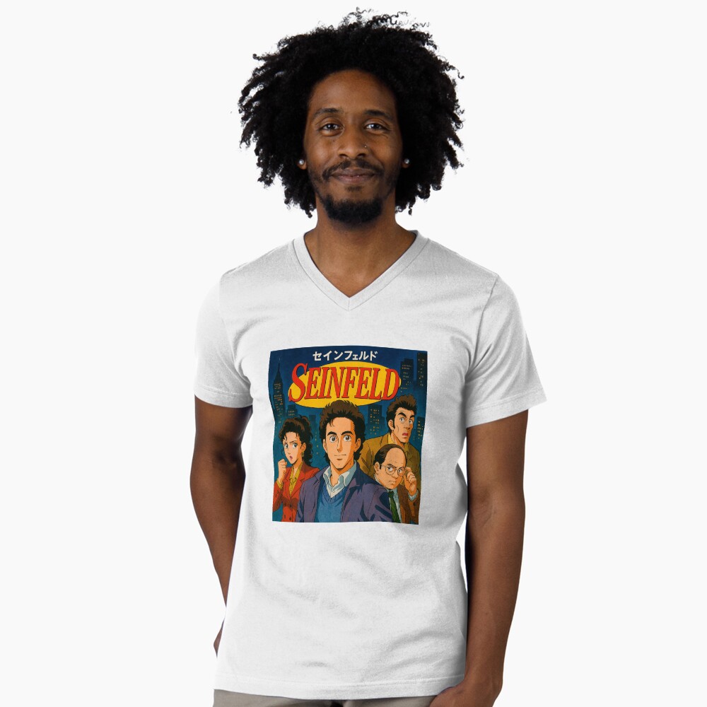 "Seinfeld 1980s japanese anime poster art" Sticker by QuirkBeasts ...