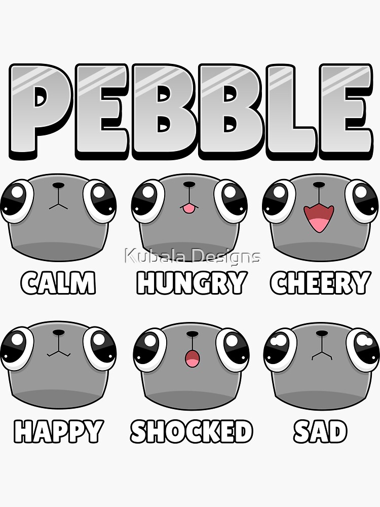 "Dandy's World Pebble Cute Roblox Character" Sticker for Sale by ...