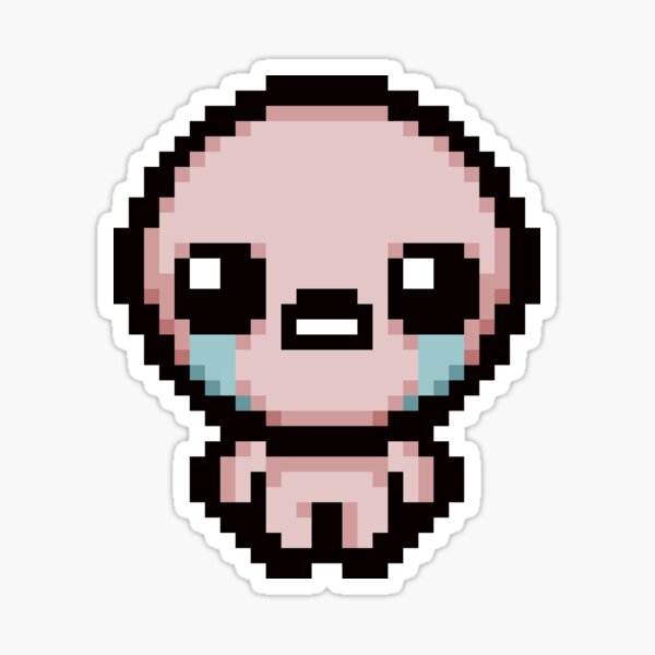 "Isaac Sprite" Sticker for Sale by Brandenzp | Redbubble