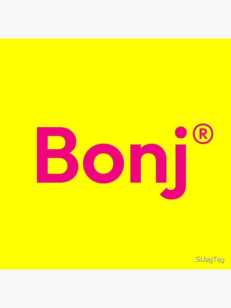 "Bonj" Poster for Sale by SiJayTay | Redbubble