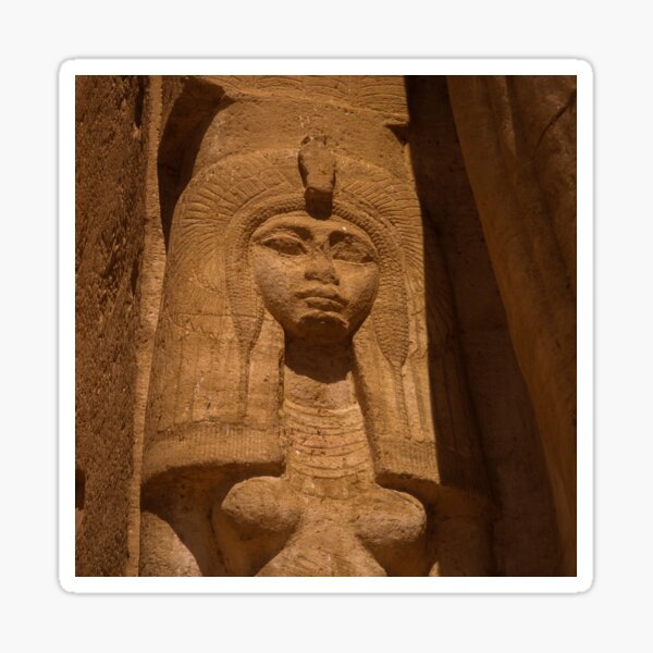 Pegatina for Sale con la obra «Rostro de la madre del faraón en un ...