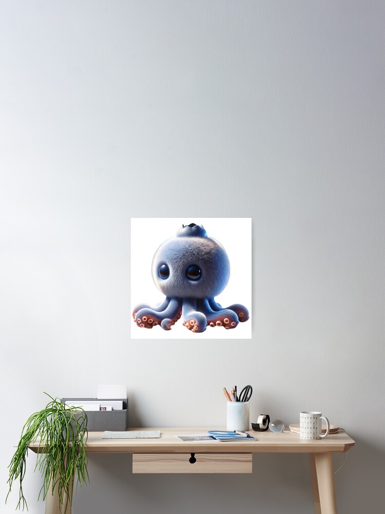 "Bluberini Octopussini (Italian Brainrot) " Poster for Sale by ...