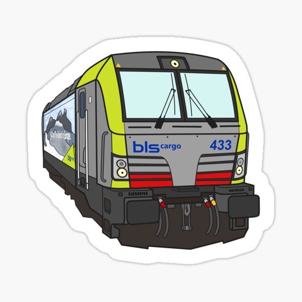 "BLS BR 193 - Vectron" Sticker for Sale by YarneVe | Redbubble