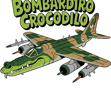 "Bombardino Crocodilo Animal Meme" Sticker for Sale by HydrangeaStore ...